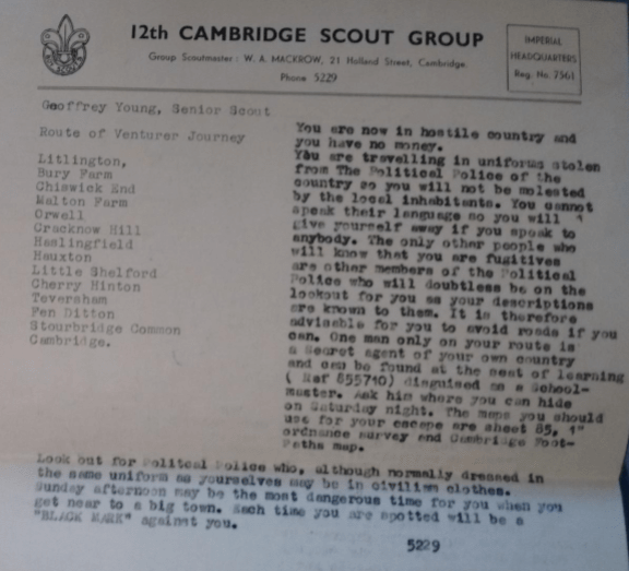 Wide Games – Cambridge District Scout Archive