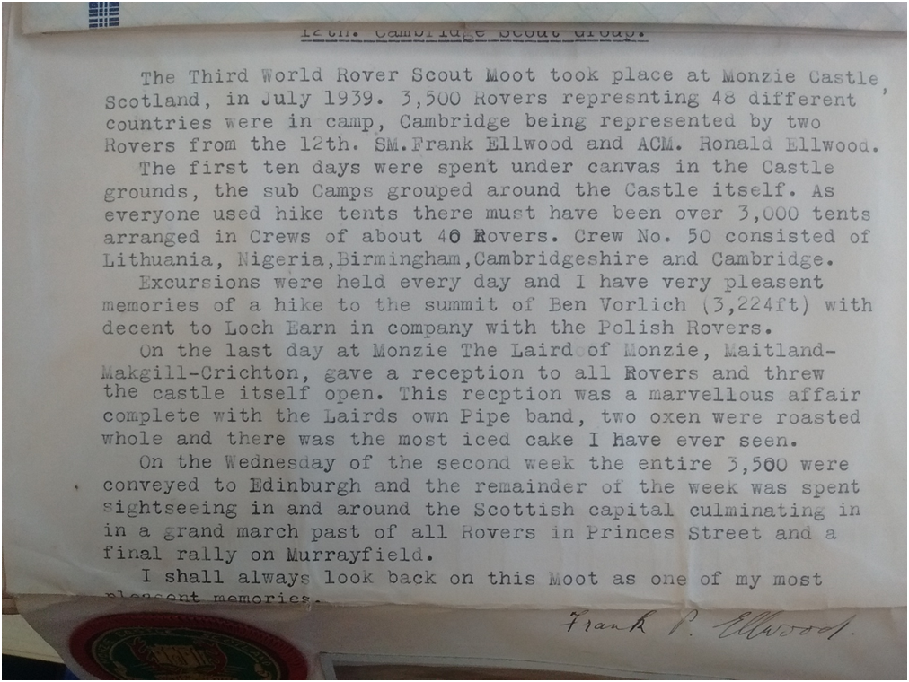 World Rover Scout Moot – Cambridge District Scout Archive